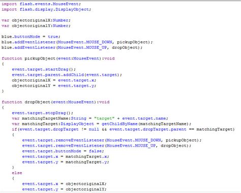 Actionscript 3 Flash AS3 How To Reset Drag And Drop Game Stack