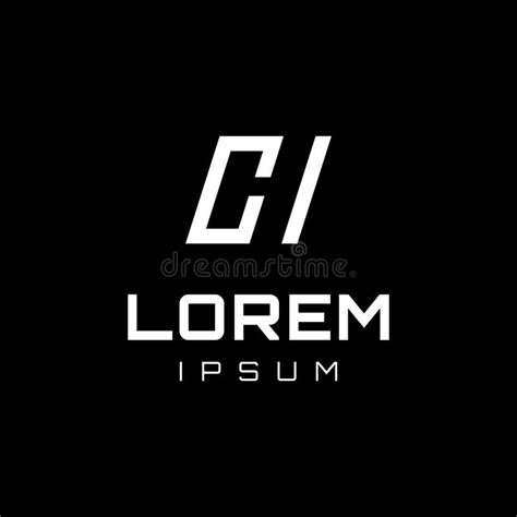 Ch Initial Monogram Text Typography Logo Vector Stock Illustration Illustration Of Creative