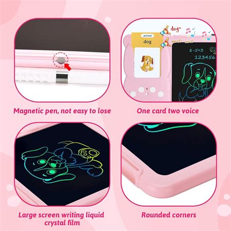 Комплект от 112 карти 224 думи интерактивен Lcd образователен таблет за писане и рисуване с