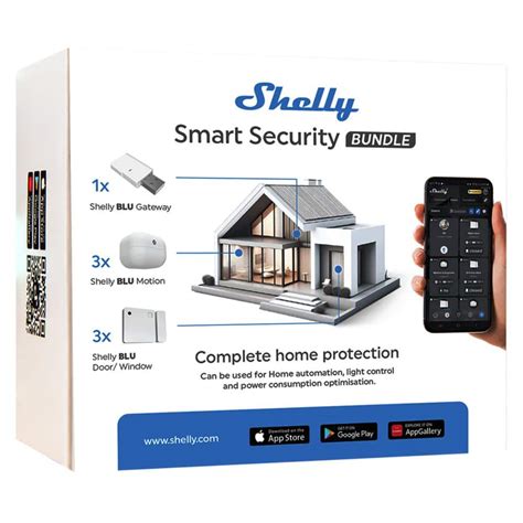 Shelly Smart Security Bundle Bluetooth Devices Home Automation Cust
