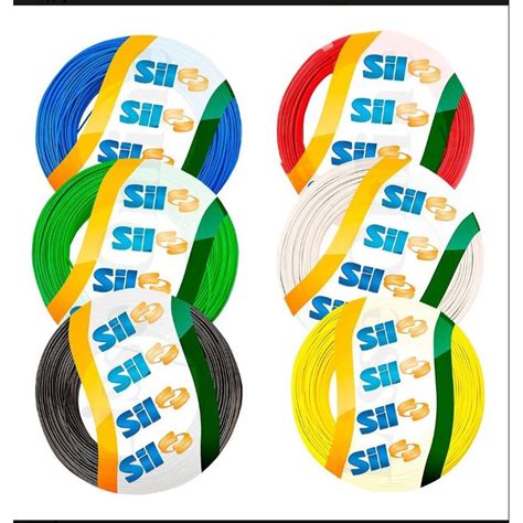 Cabo Flex Vel Mm Sil V Rolo Metros Shopee Brasil