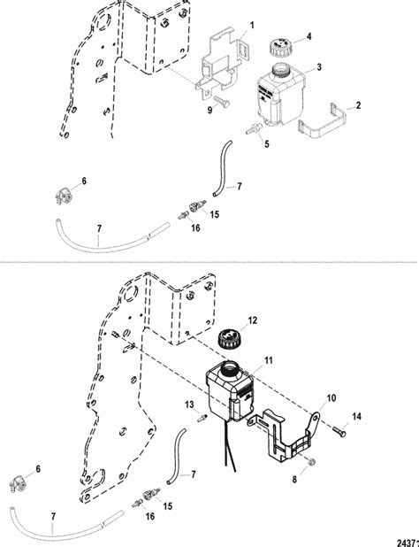 MerCruiser 4 3L MPI Alpha Bravo Gear Lube Monitor Parts
