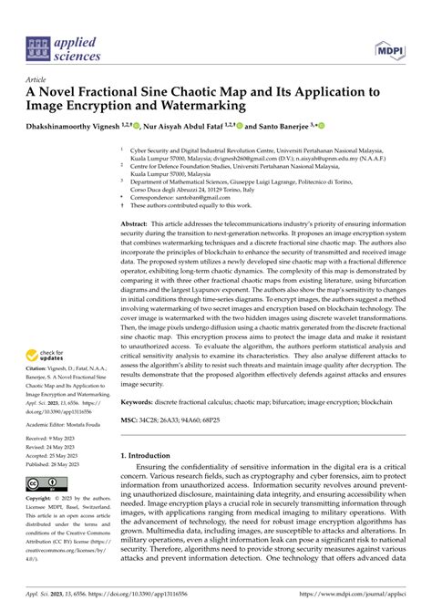 Pdf A Novel Fractional Sine Chaotic Map And Its Application To Image
