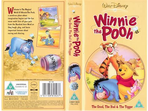 Winnie The Pooh The Good The Bad And The Tigger Vhs