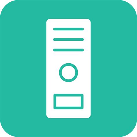 Computer Case Vector Icon Design Illustration 10068195 Vector Art At Vecteezy