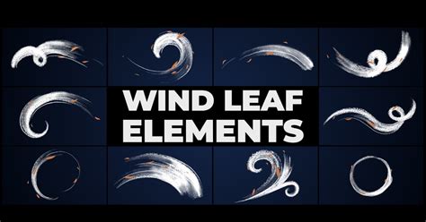 Wind Leafs Elements 2d Textures And Materials Unity Asset Store