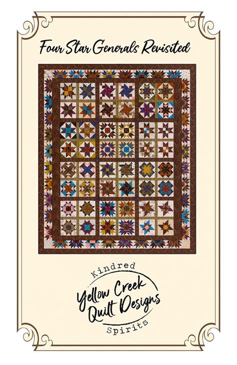 four star generals revisited quilt patterns quilting books patterns and notions