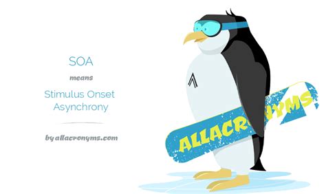 Soa Stimulus Onset Asynchrony