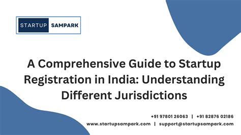 A Comprehensive Guide To Startup Registration In India Understanding Different Jurisdictions
