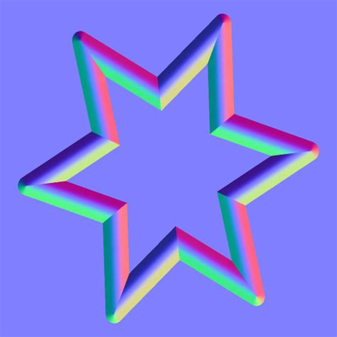 Gf Star Texture Normal Map