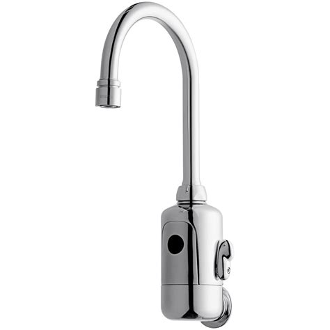 Chicago Faucets 116224ab1t Hytronic Wall Mounted Single Hole Sink