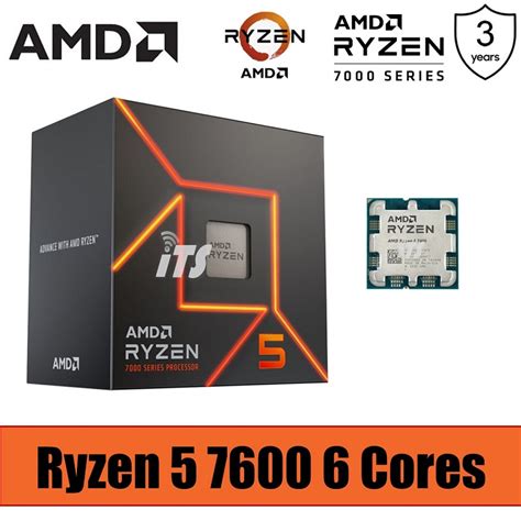 AMD Ryzen 5 7600 3 8Ghz AM5 Processor Shopee Malaysia