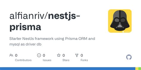 Github Alfianrivnestjs Prisma Starter Nestjs Framework Using Prisma