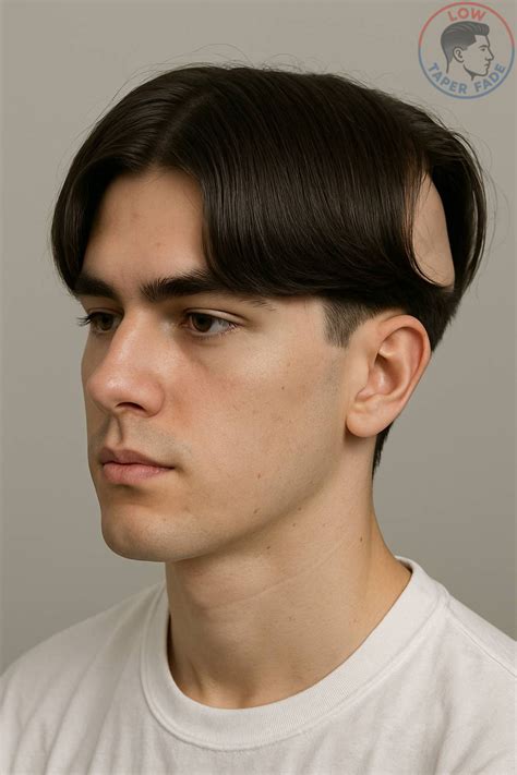 Low Taper Fade Middle Part Simple Haircut Guide For All Ages Low