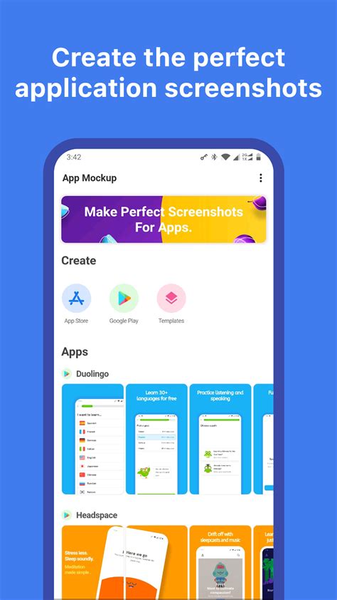 Android 용 Mockup App Screenshot Design Tool 다운로드