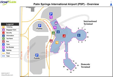 Palm Springs International Airport Map Navigating Palm Springs