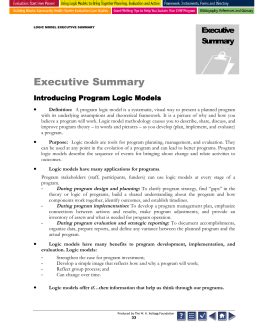 Annex C E D Logical Framework