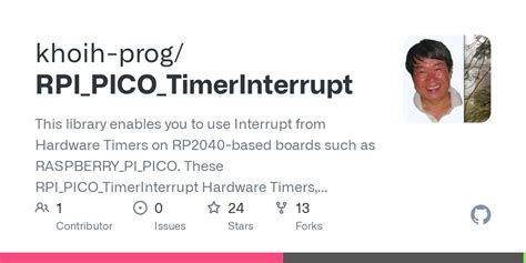 GitHub Khoih Prog RPI PICO TimerInterrupt This Library Enables You To Use Interrupt From