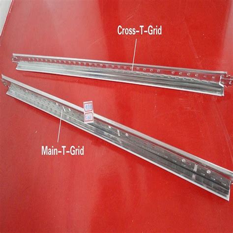 Suspended T Runner Ceiling T Grid Angle Tee Main Tee And Cross Tee Ceiling T Grids And T Bar