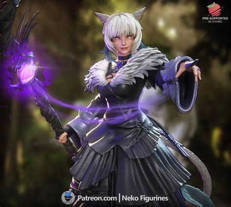 Yshtola Yshtola Rhul Ffxiv 31 Cm Fanart Figure 3d Print