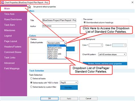 main tab for version 7 0 onepager documentation