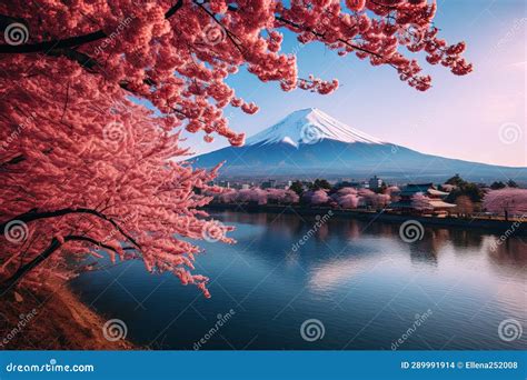 Fujiyoshida Japan S Picturesque Iconic Mount Fuji Framed By Cherry