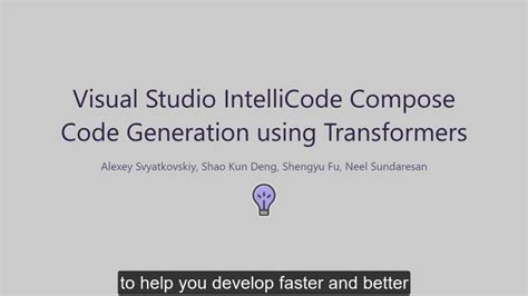 Shaokun Deng On Linkedin Presenting Intellicode Compose At Esecfse