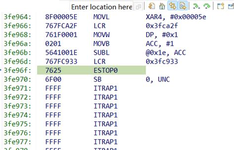 Tms320f28388d 进行flash实验时，出现错误：break At Address 0x3fe96f With No