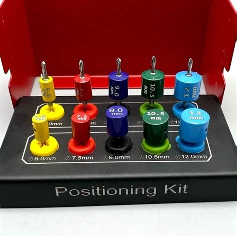 Titanium Dental Implant Guided Surgery Kit Wguide Drills And Pins 10pcs