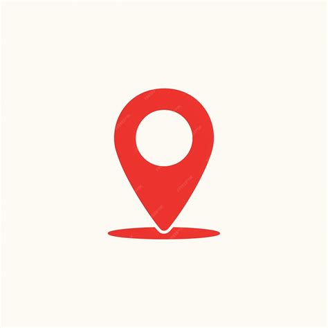 A Red Location Pin Icon Commonly Used In Maps And Navigation Applications Premium Ai Generated