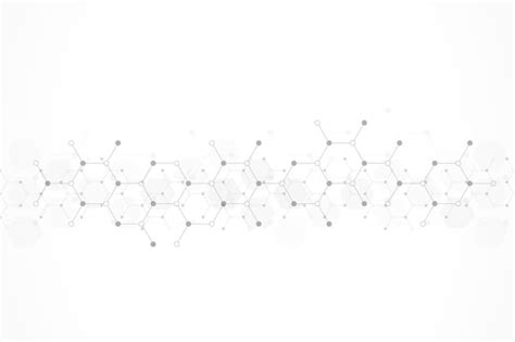 Premium Vector Abstract Hexagonal Background Molecular Structure And Genetic Engineering