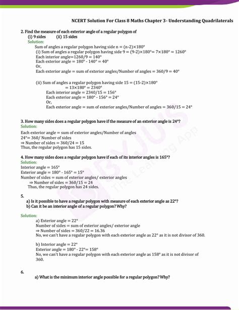 Ncert Solutions For Class 8 Maths Chapter 3 Understanding