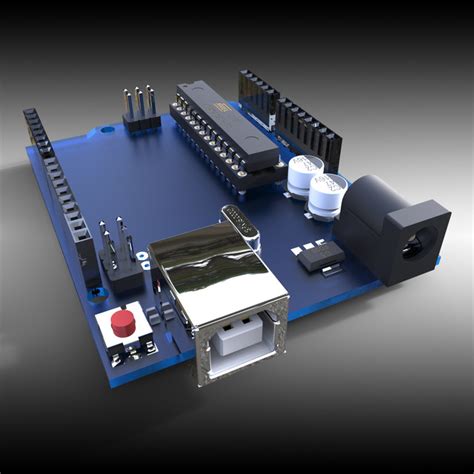 Arduino UNO R D CAD Model Library GrabCAD