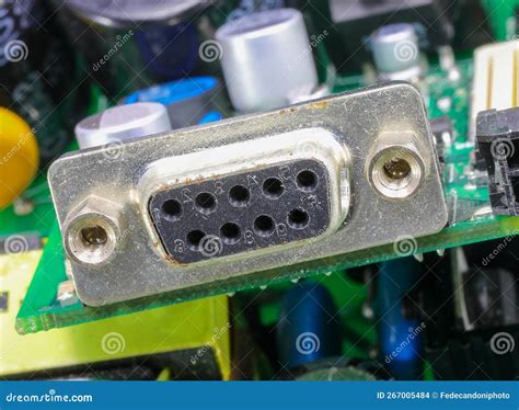 Serial Port To Transfer Data In The Device Stock Photo Image Of Processor Port 267005484