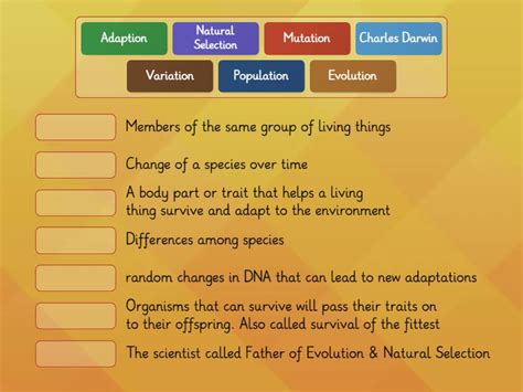 Evolution And Natural Selection Une Las Parejas
