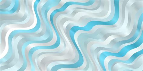 Light Blue Vector Layout With Circular Arc Abstract Illustration With Bandy Gradient Lines