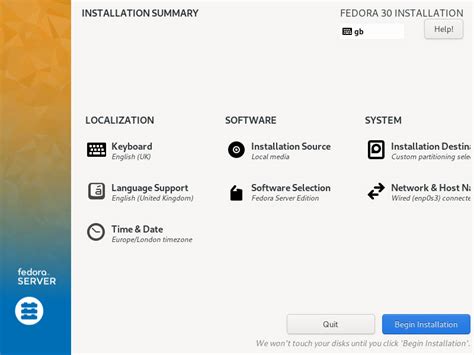 Fedora 30 F30 Installation Oracle Base