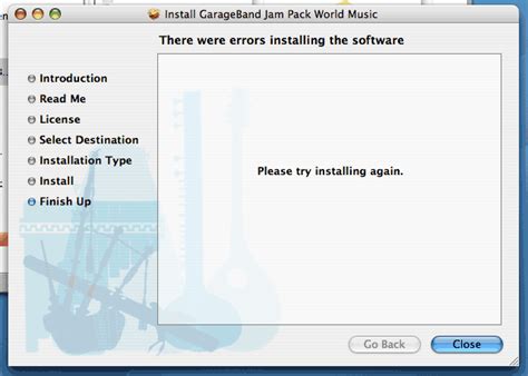 Betalogue Mac OS X Useless Installer Error Messages