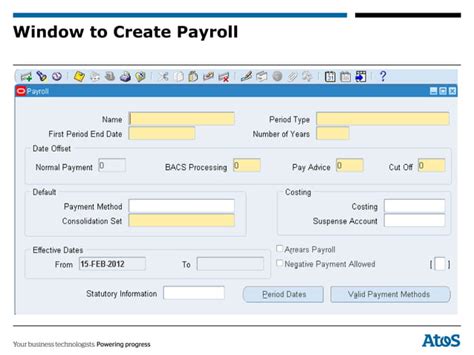 Payroll Process Oracle Hrms