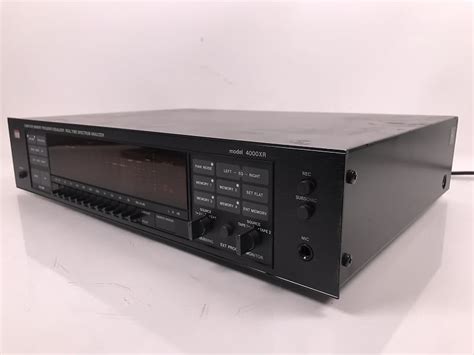 Vintage Bsr Model 4000xr Computer Memory Frequency Equalizer Reverb