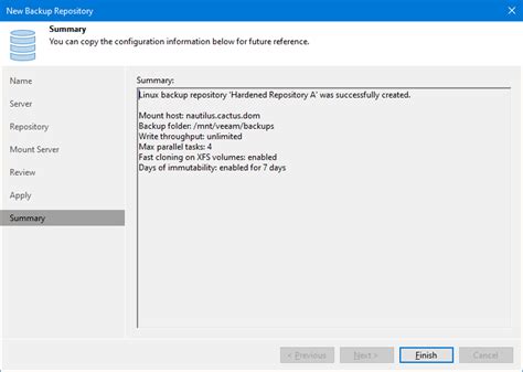 part 4 build an immutable backup repository for veeam backup