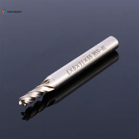1PCS 4mm X 6mm Router Bit Straight Shank Milling Cutter CNC Tools Aluminium Wood Metal Drill Bit