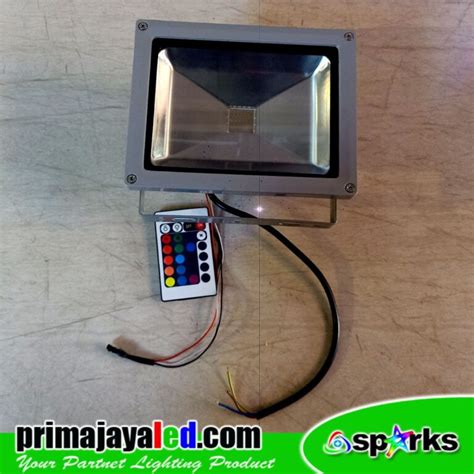 Lampu Sorot Led W Rgb Prima Jaya Led