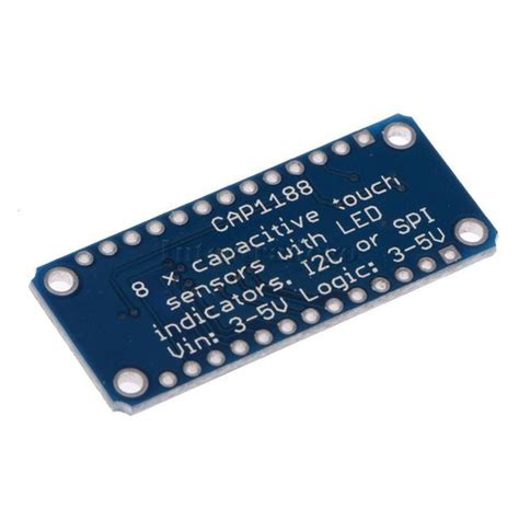 Cap1188 8 Key Capacitive Touch Sensor Module Spi I2c Captouch Led For