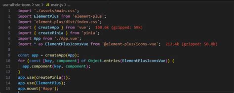 Vue3项目element Plus的icons全局引入和按需引入的打包比较 Csdn博客