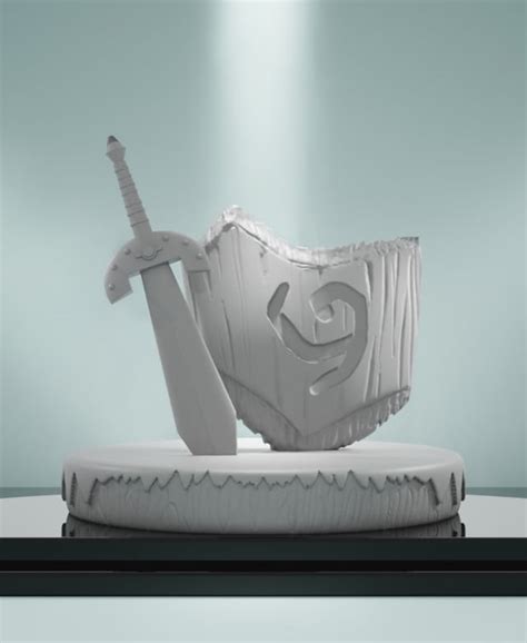 Deku Shield And Sword 3d Model By Jorget On Thangs