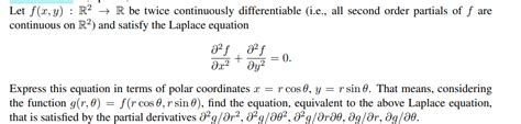 Solved Let F X Y R2→r Be Twice Continuously Differentiable