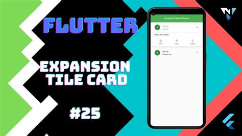 Flutter Ui 25 Fun With Expansion Card In Flutter Course Tutorial