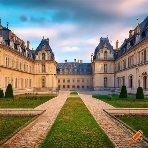 French Palace In City Center Along The River On Craiyon