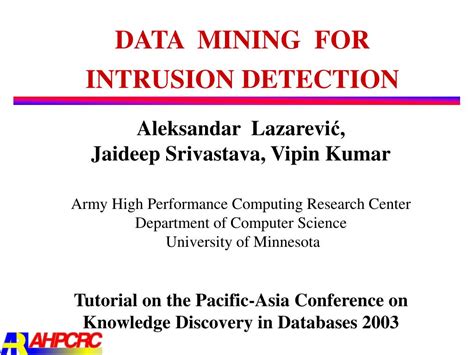 Ppt Data Mining For Intrusion Detection Powerpoint Presentation Free